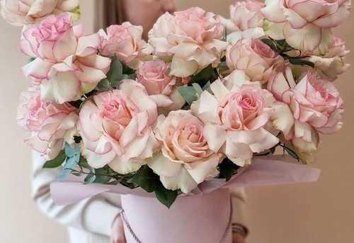 Французские розы Эсперанса Шикарный букет из роз