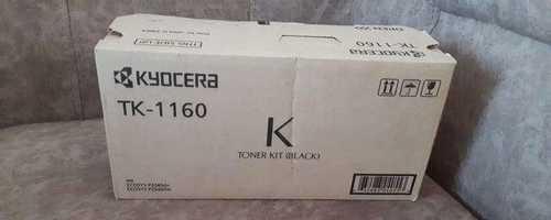 Чёрный тонер-картридж kyocera TK-1160