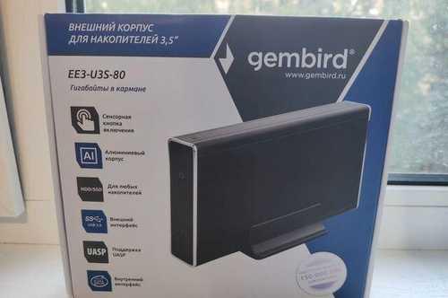Внешний бокс Gembird для HDD 3,5" EE3-U3S-80