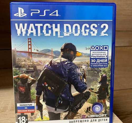 Watch dogs 2 ps4 диск