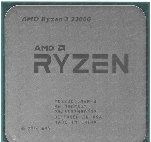 Процессор AMD Ryzen 3 2200G OEM