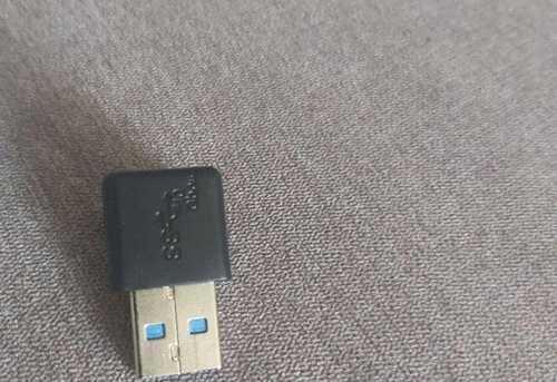 Переходник угловой USB A - USB A