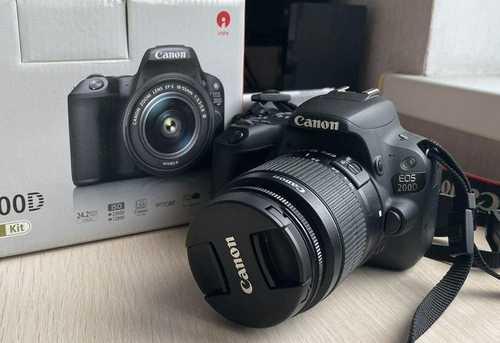 Canon eos 200 D + kit 18-55