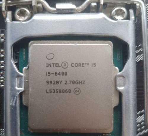 Процессор intel core i5 6400 + asus Z 170 a