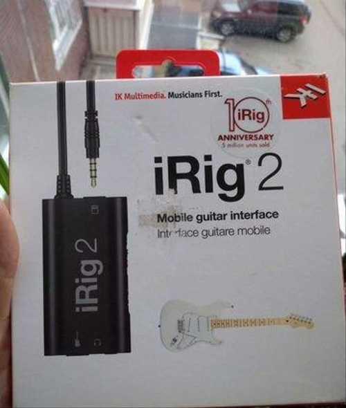 Irig 2- гитарный интерфейс
