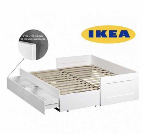 Кровать двухспальная 180 200 IKEA