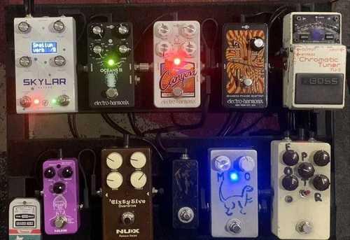 Продам борд и педали delay reverb overdrive