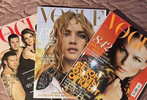 Журналы Vogue, Elle, Tatler, Salon