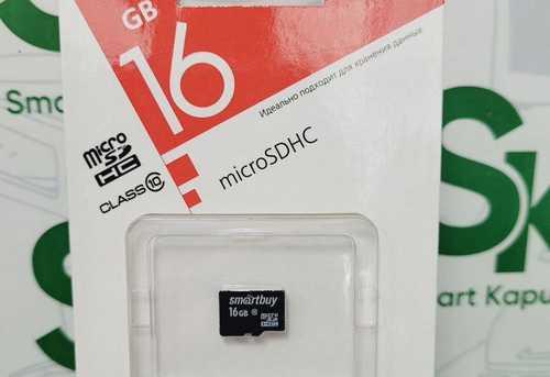 Карта памяти microSD 16GB Smartbuy кун01