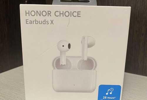 Беспроводные наушники honor choice earbuds X