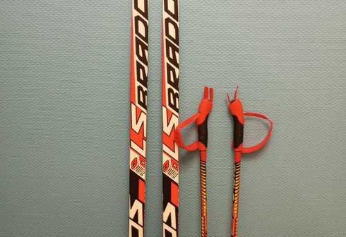 Лыжные комплекты с лыжами 175см новые