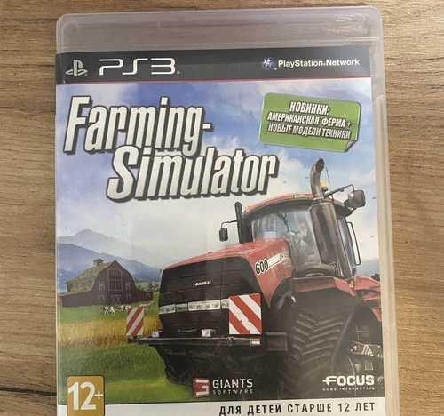 Диск на ps3 Farming Simulator