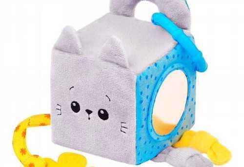 Развивающая мягкая игрушка Кубик Котёнок Кекс Мяк