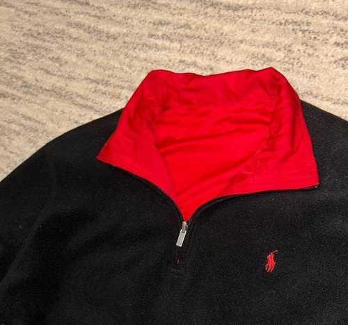 1/4 zip Ralph Lauren двухсторонний флис