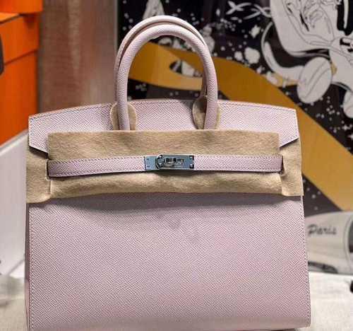 Сумка hermes birkin 25 mauve pas epsom (47
