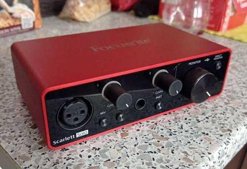 Внешняя звуковая карта focusrite solo 3rd gen