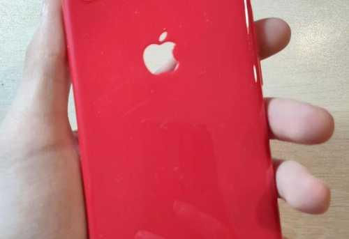 Красный чехол на iPhone 7, 8
