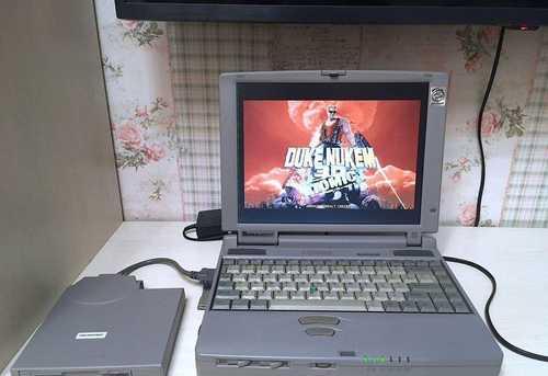 Ретро ноутбук Toshiba Tecra 550CDT (1997 год, USA)