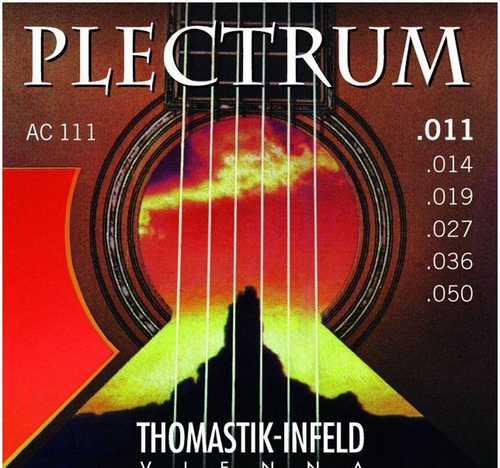 Струны для акустической гитары Thomastik AC111 Plectrum