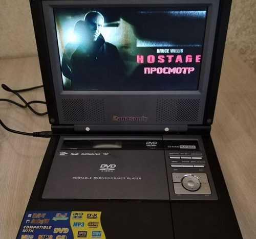 Портативный DVD плеер Panasonic с TV тюнером