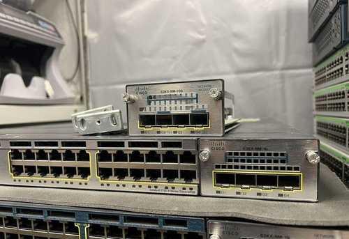 Cisco 3750x-24u-s UPoE 2бп