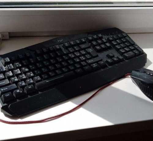 Игровая клавиатура и мышь swen