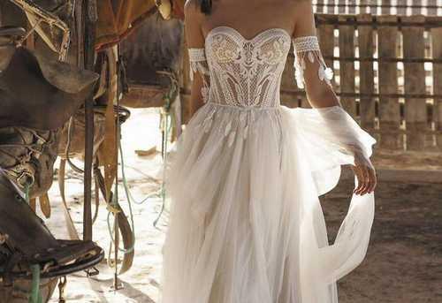 Свадебное платье в стиле бохо 42