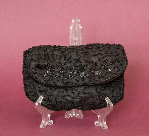 Сумочка клатч,бисер и стеклярус,1940-50-е г.г