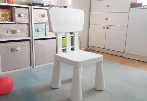Детский стул IKEA белый