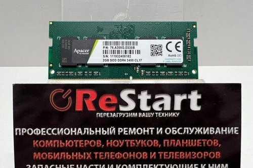 Apacer DDR4-2400 2Gb PC4-19200 для ноутбука