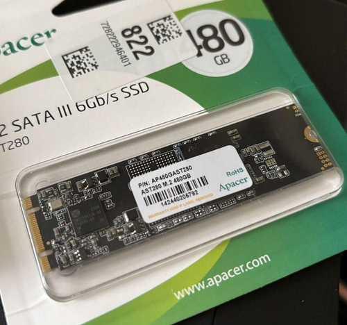 Apacer SSD m.2 msata 480GB