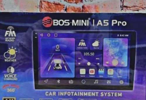 Автомагнитола 2 DIN BOS-mini A5 PRO 6/128 9",DSP