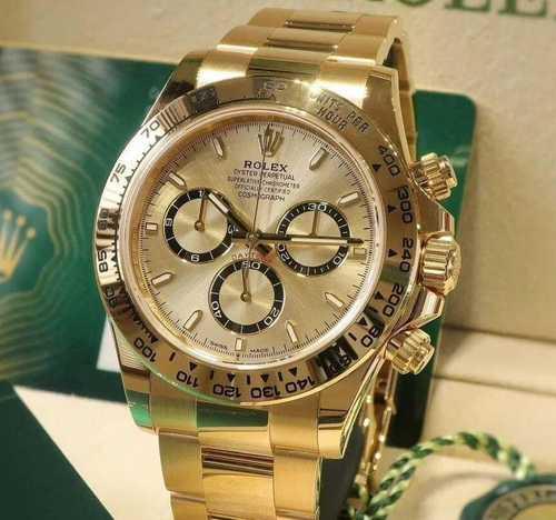 Золотые часы Rolex с гарантией