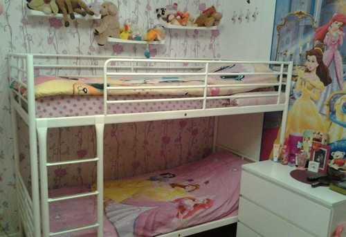 Двухъярусная детская кровать IKEA "Тромсо"