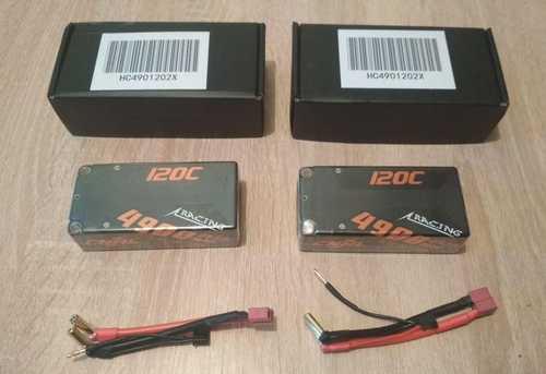 Шотрпаки chnl LiPo 2S 4900mah 120С аккумуляторы RC