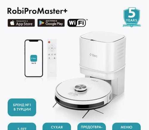 Моющий робот-пылесос Robi ProMaster с самоочистко