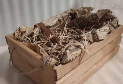 Ящик подарочный деревянный