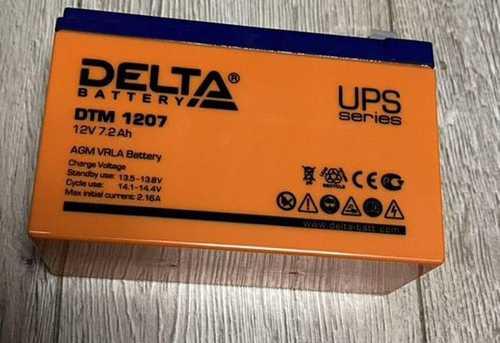 Аккумулятор delta dtm 1207