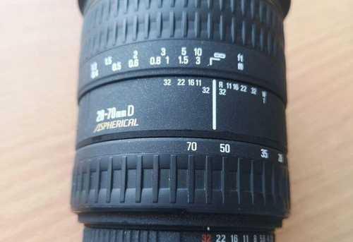 Объектив Sigma 28-70 f 2.8 AF EX Aspherical Nikon