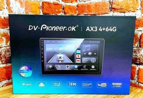 Android магнитола 2DIN 4+64Gb Pioneer.ok AX3