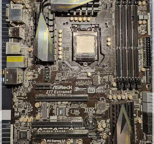 Материнская плата Asrock z77 extreme 6, lga 1155