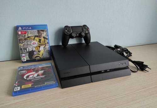 Sony PS4 1tb 1208В Матовая/третья ревизия+игры