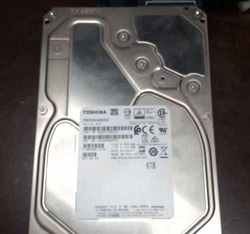 Toshiba Жесткий диск 6TB Toshiba 7200 rpm, 256Mb