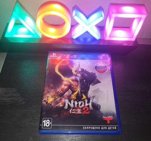 Nioh 2 на ps4 диск