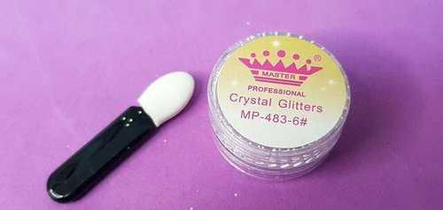 Втирка "crystal glitters"#6