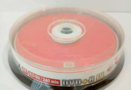 Диски DVD+R 8.5 Гб 8.5 Гб Mirex. 10-шт