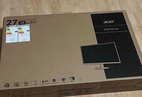 Новый большой монитор Acer 27" FHD 75Hz