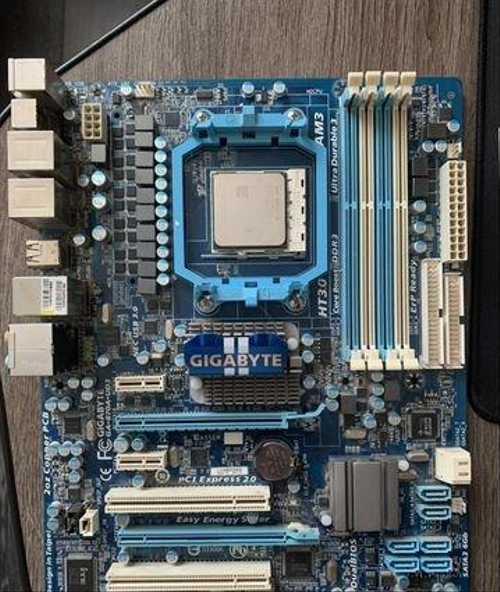 Cвязка gigabyte GA-870a-ud3 + проц 4 ядра