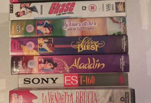 Видеокассеты VHS лицензионные на иностранном языке