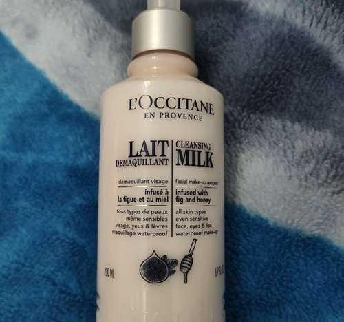 Очищающее молочко для лица мед и инжир L'Occitane